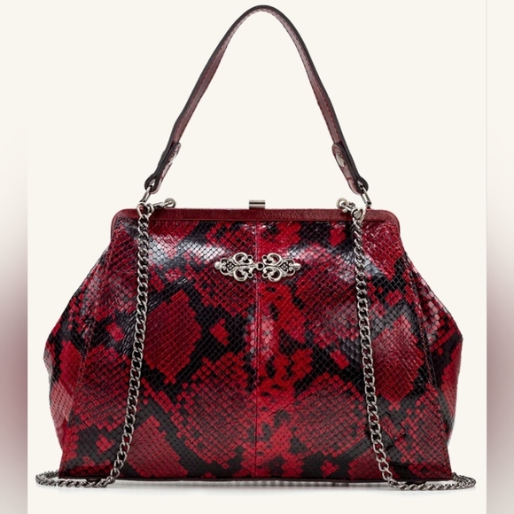 Patricia Nash | Bags | Patricia Nash Italian Leather Python Bag | Poshmark